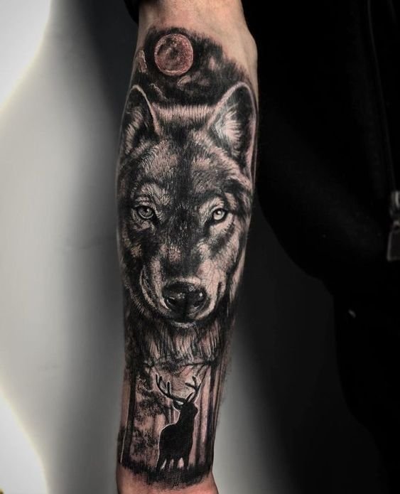 Wolf Tattoos: Symbolism and Design Inspiration | VEAN Studio - VeAn Tattoo