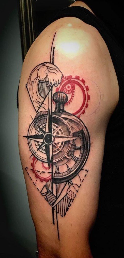 Compass Tattoos: Meaning, Design, and Best Placement Ideas - VeAn Tattoo