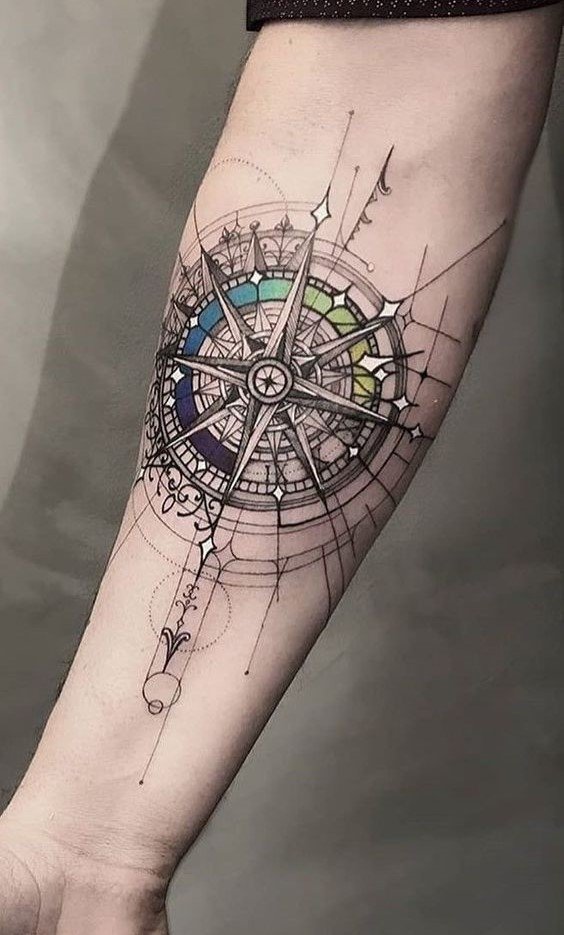 Compass Tattoos: Meaning, Design, and Best Placement Ideas - VeAn Tattoo
