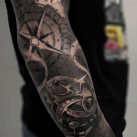 Compass Tattoos: Meaning, Design, and Best Placement Ideas - VeAn Tattoo