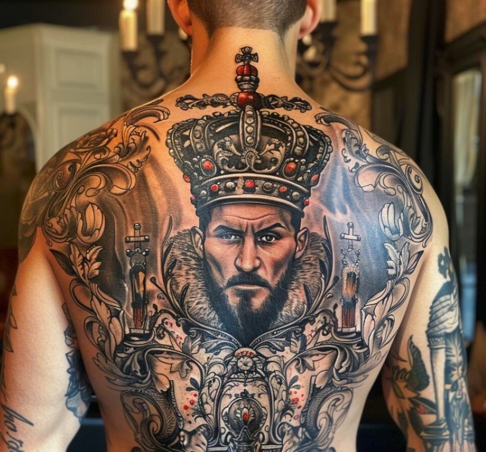 King Tattoos: Symbolism, Design Ideas, and Inspiration - VeAn Tattoo