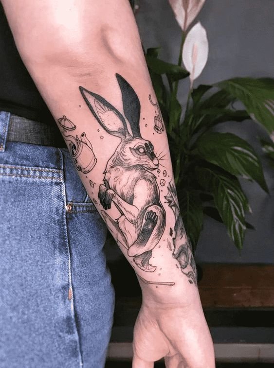 Rabbit Tattoos: Symbolism, Ideas, and Trends - VeAn Tattoo