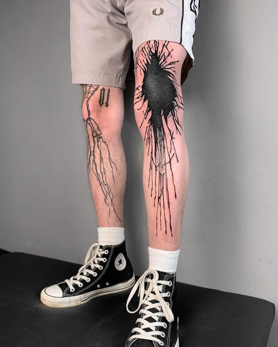 Knee Tattoo Men | Designs and Features | 24+ Ideas | VeAn Tattoo
