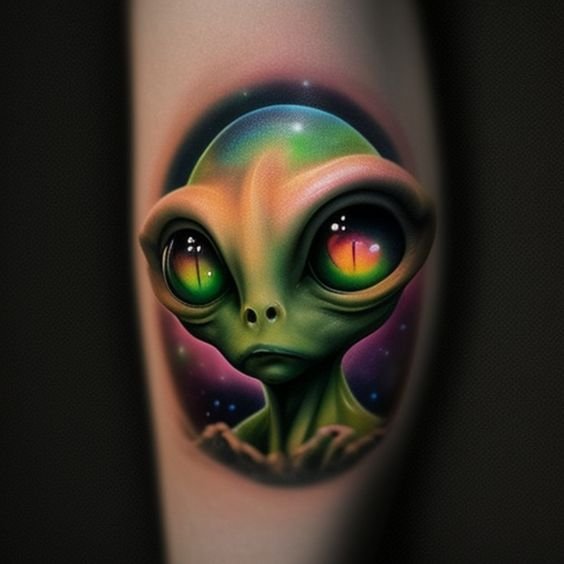 Alien Tattoos: A Style That Conquers the Universe - VeAn Tattoo
