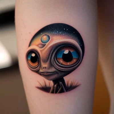 Alien Tattoos: A Style That Conquers the Universe | VeAn Tattoo