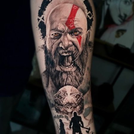 Kratos Tattoo: Express Your Strength and Courage - VeAn Tattoo