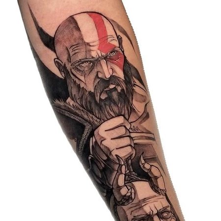 Kratos Tattoo: Express Your Strength and Courage - VeAn Tattoo