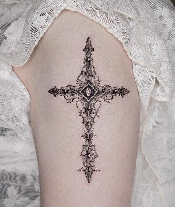The Cross Tattoo: Symbolism, Design Variations, and Inspiration - VeAn ...