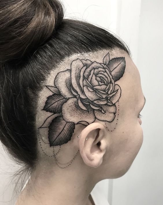 Head Tattoos: Boldness and Style | Professional Tattoo Studio in Canada ...