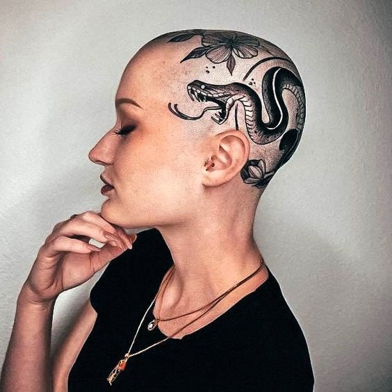 Head Tattoos: Boldness and Style | Professional Tattoo Studio in Canada ...