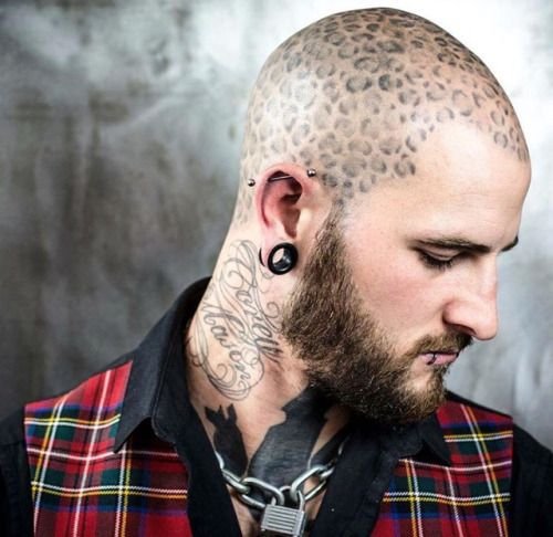 Head Tattoos: Boldness and Style | Professional Tattoo Studio in Canada ...
