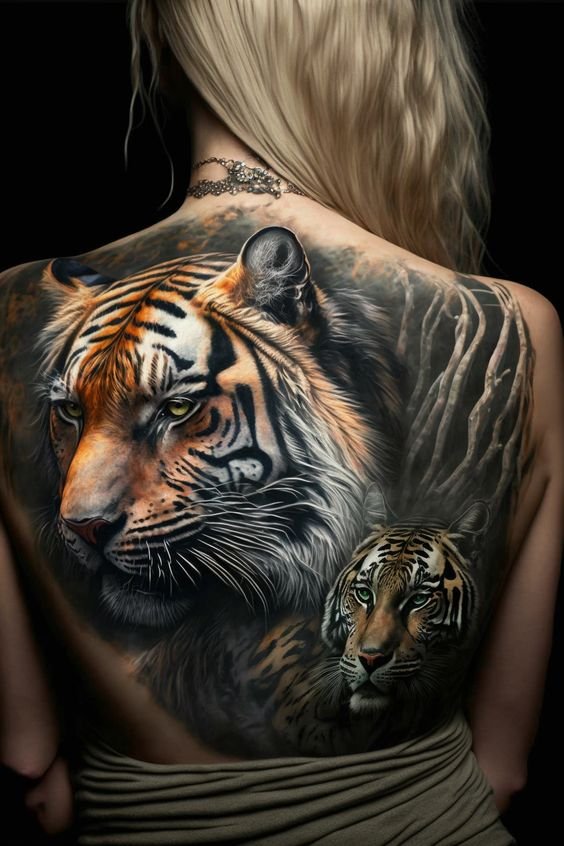 Tiger Tattoo: Embodying Strength, Protection, and Freedom. - VeAn Tattoo